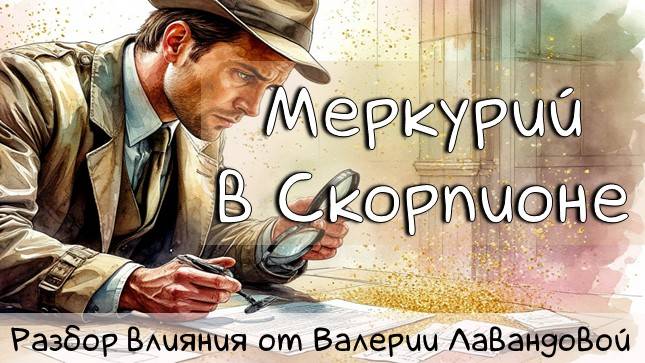 МЕРКУРИЙ/ Меркурий в Скорпионе - Транзиты и в натальной карте