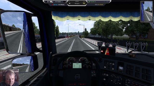 Euro Truck Simulator 2 сезон 19 серия 14 Варшава и бочка