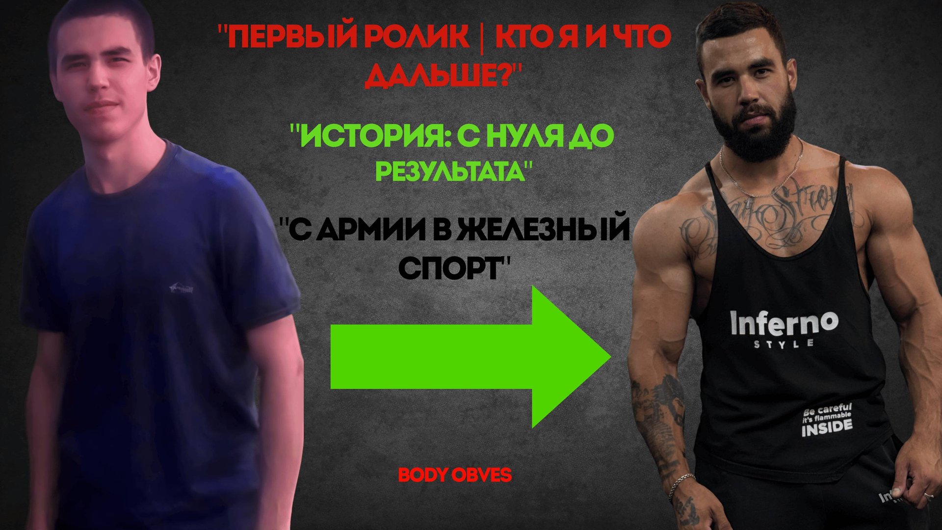 Трансформация тела |Первое видео