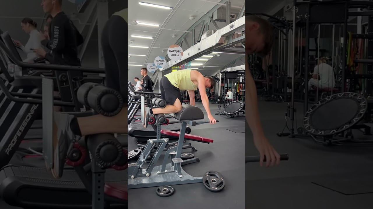 Сгибание ног в горизонтальной гиперэкстензии