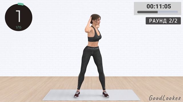 20 мин РУКИ + ЖИВОТ + НОГИ - Кардио на каждый день🔥Полностью стоя, без прыжков, есть приседания и в