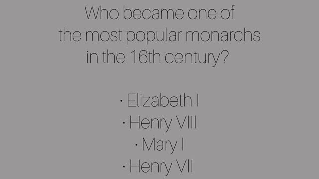 Life in the UK test Question 53