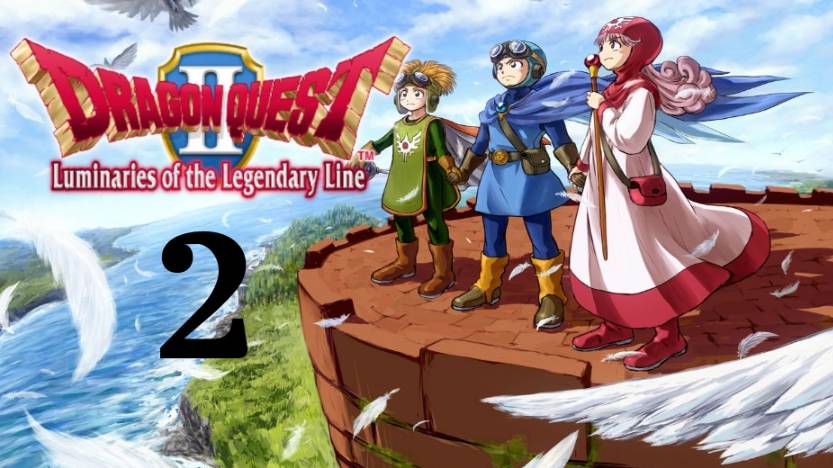 Прохождение➣DRAGON QUEST II ➣002➣Фонтан Храбрости и Глинн