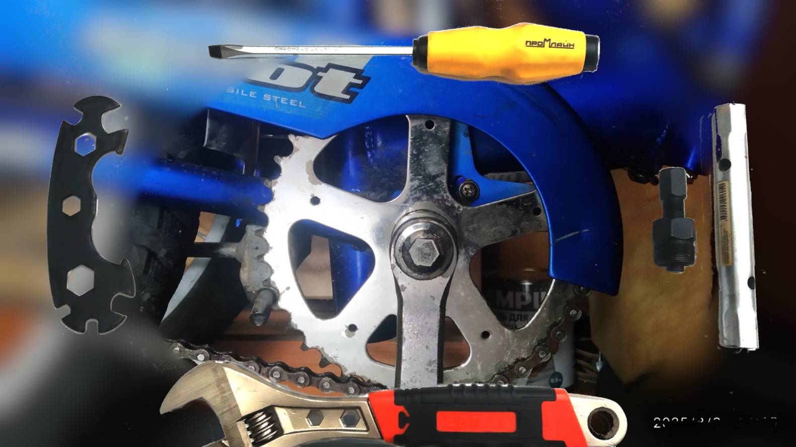 Разборка каретки Stels pilot, демонтаж шатунов, замена подшипников каретки велосипеда на насыпные