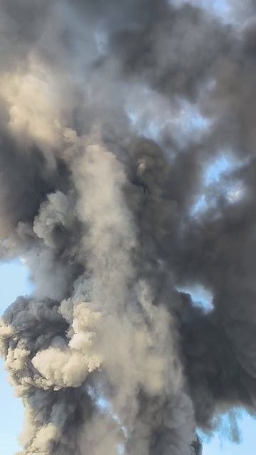 Пожар в подмосковной Балашихе.