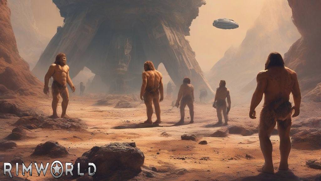 Посадка не Туда #4 Племя Неандертальцев  Rimworld