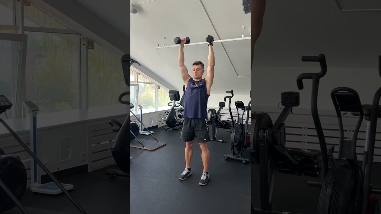 Трастеры с гантелями