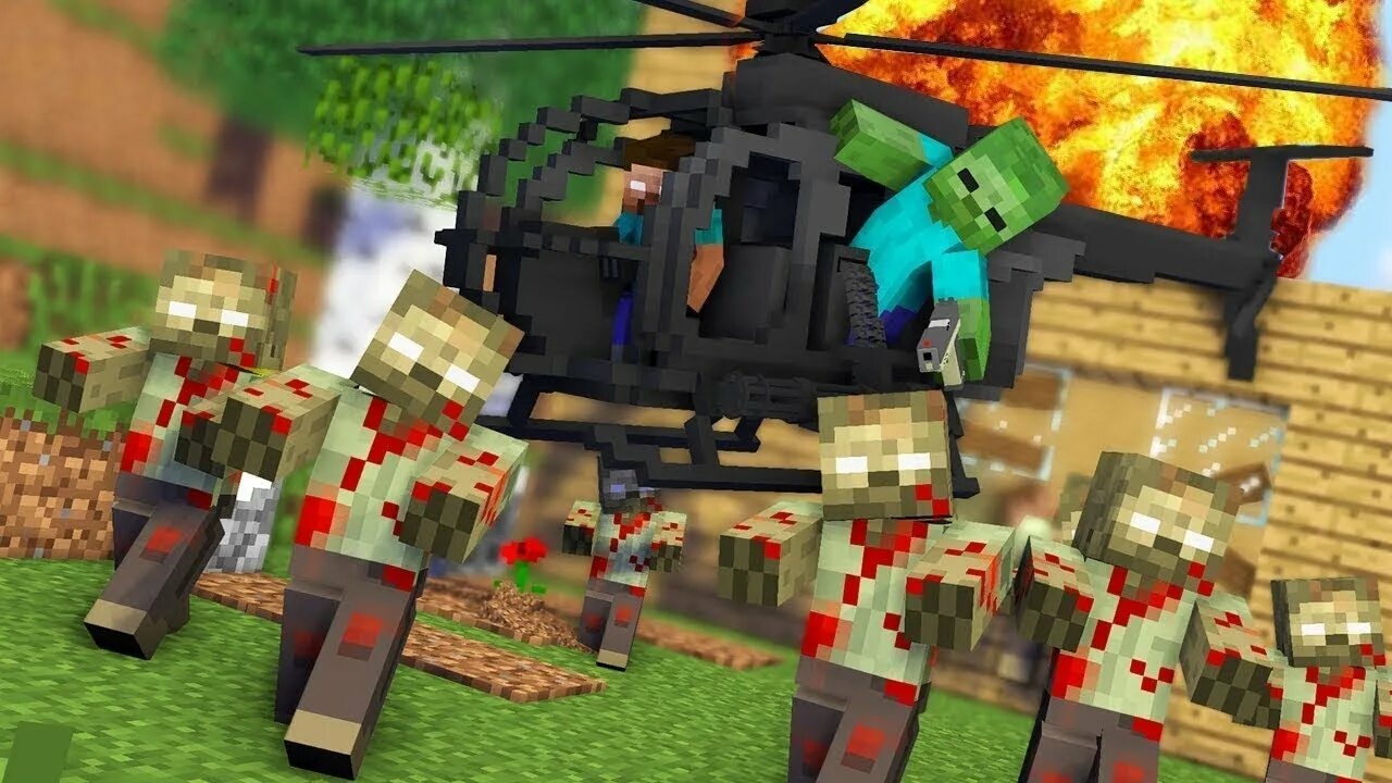 Майнкрафт Сериал Зомби Апокалипсис 7 серия 1 сезон Финал