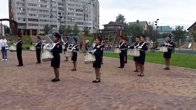 Команда Васильевской кадетской школы имени Н. Волостнова