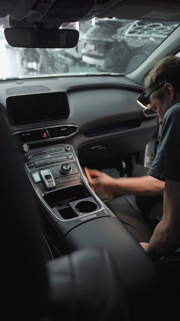 🧼 Химчистка Hyundai Santa Fe 🧼 Вот так выглядит настоящий апгрейд без тюнинга 🚘