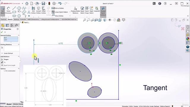 03-9 -Using relations to define our sketches, part 2 - circles, ellipses, and lines