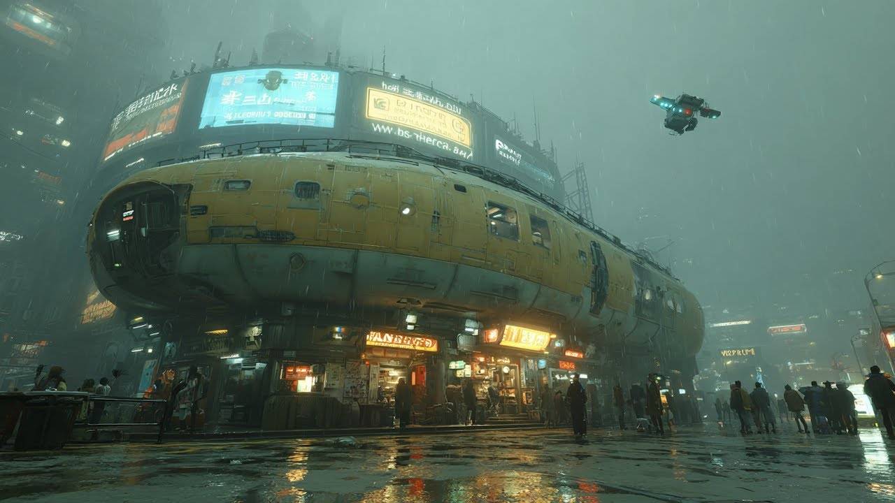 Metro Gate / Cyberpunk Street Life & Patrol Watch