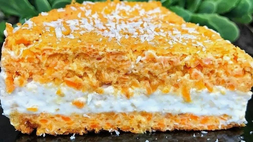 Торт морковно-овсяный.