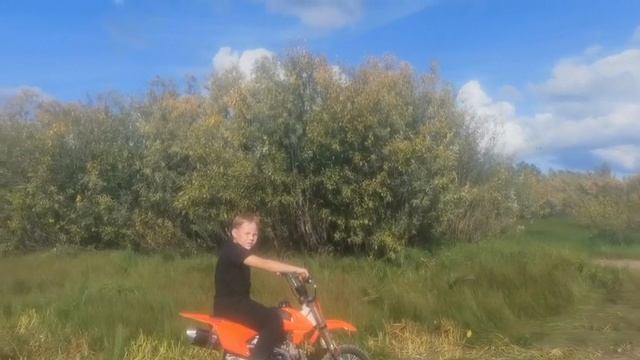Питбайк как он ездит 👍💯