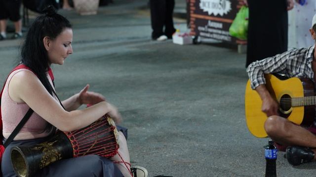 Дыхание. Street musicans. Cover Nautilus Pompilius. Дивноморск 2025. 4К(UHD).