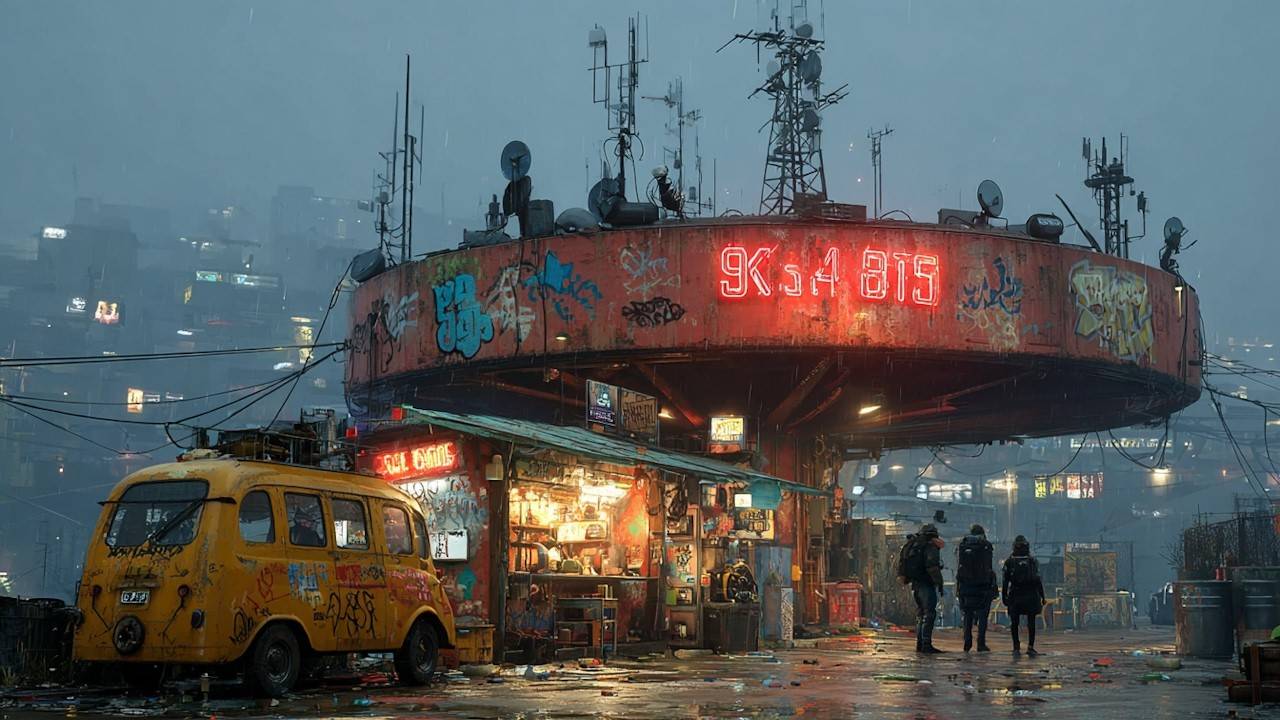 Neon Yard / Cyberpunk Patrol in the Blocks