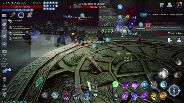 Mir 4 прохождение Path of Fiery Battle Act 1 Scene 10 Palace of Oblivion