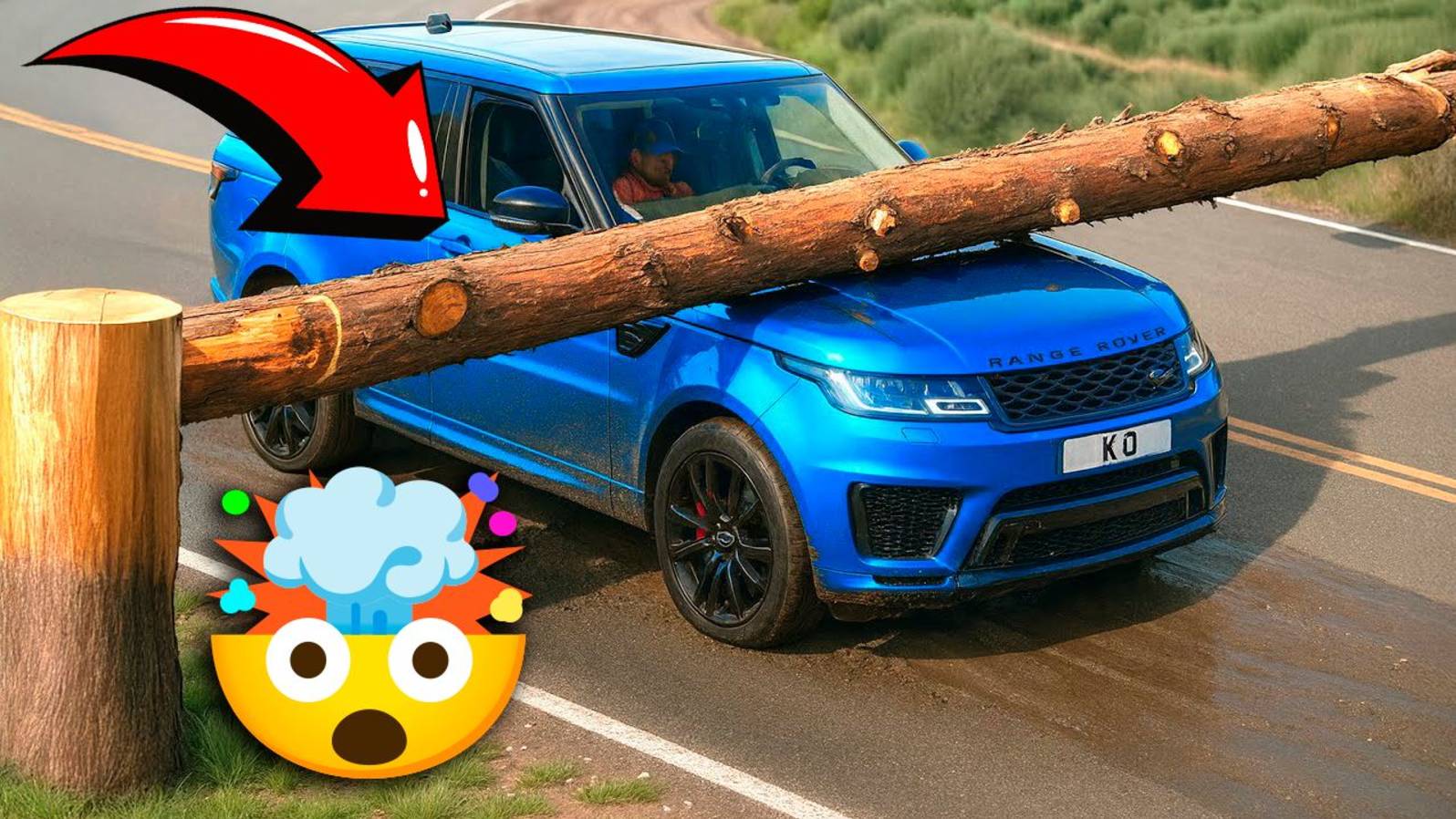 ЭТО БРЕВНО разнесло мои тачки в щепки👍😱! Тест машин на прочность против бревен 🏆🪓 BeamNG Drive