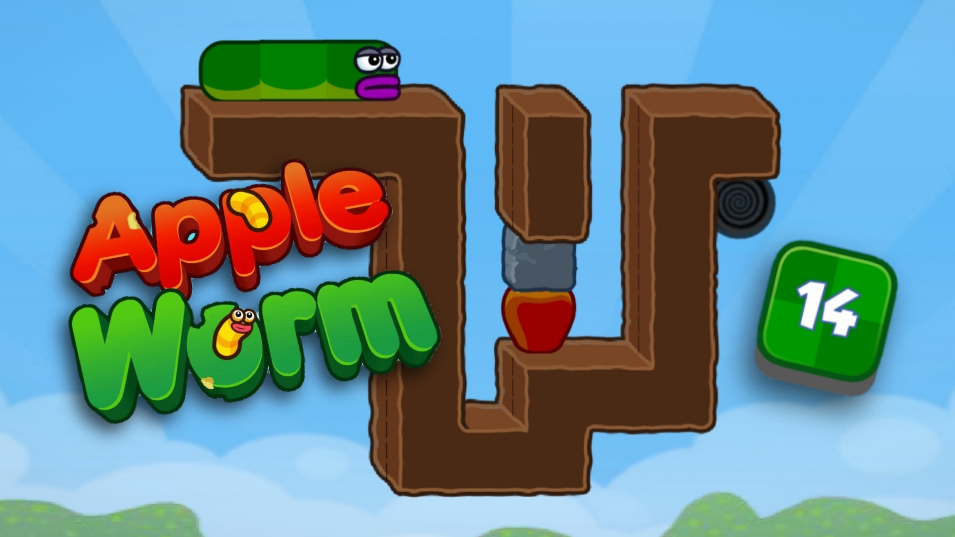 Прохождение Игры Apple Worm: Уровень #14