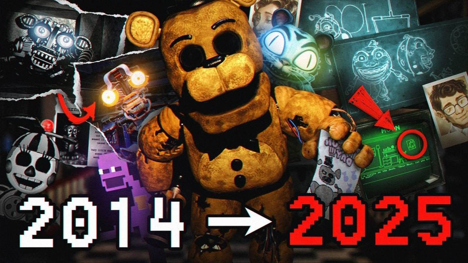 Что Произошло В Фнафе за 11 лет - Теория Всего Фнаф Five Nights At Freddys Secret Of Mimic