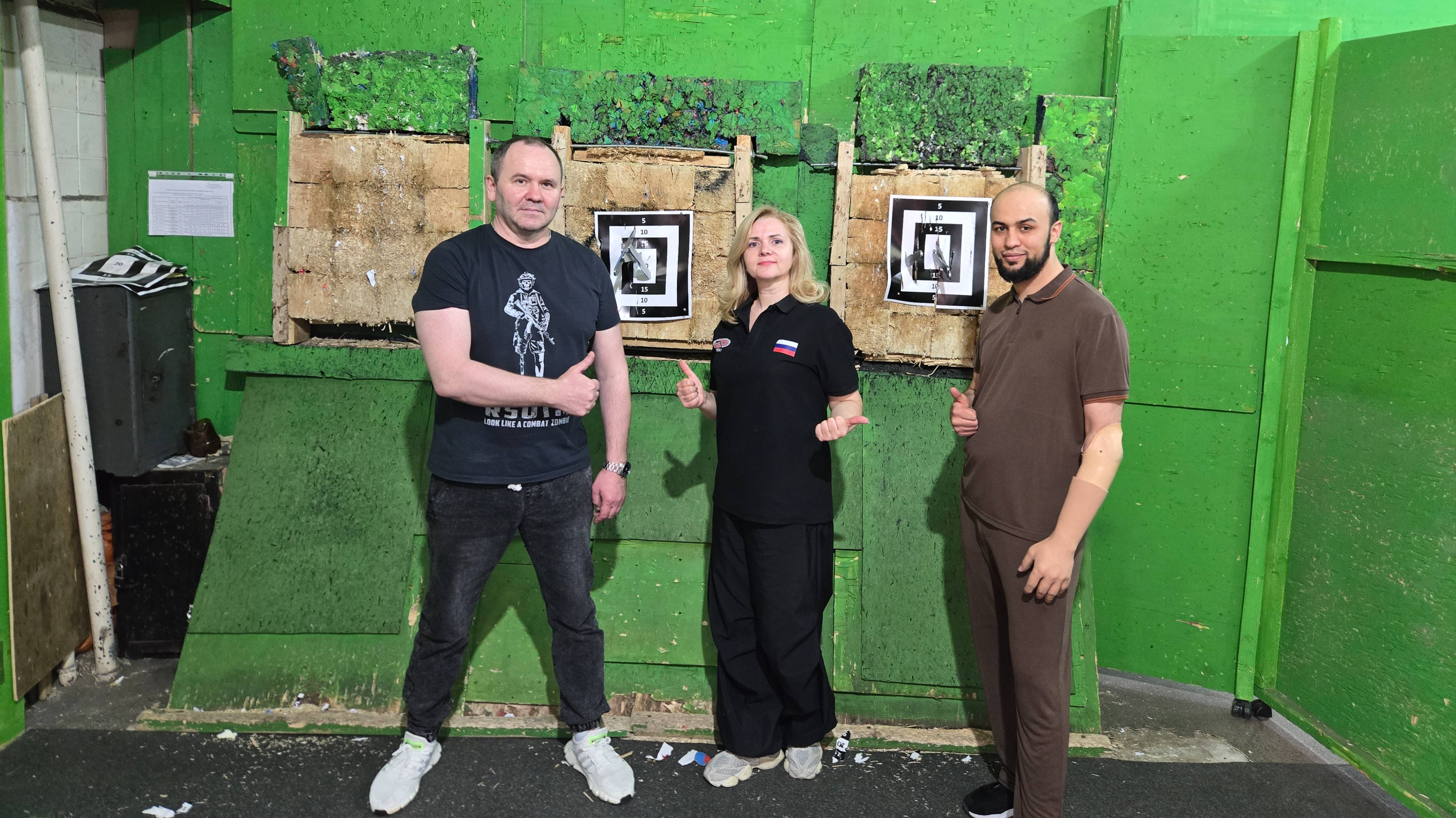 Тренировка с ветеранами СВО