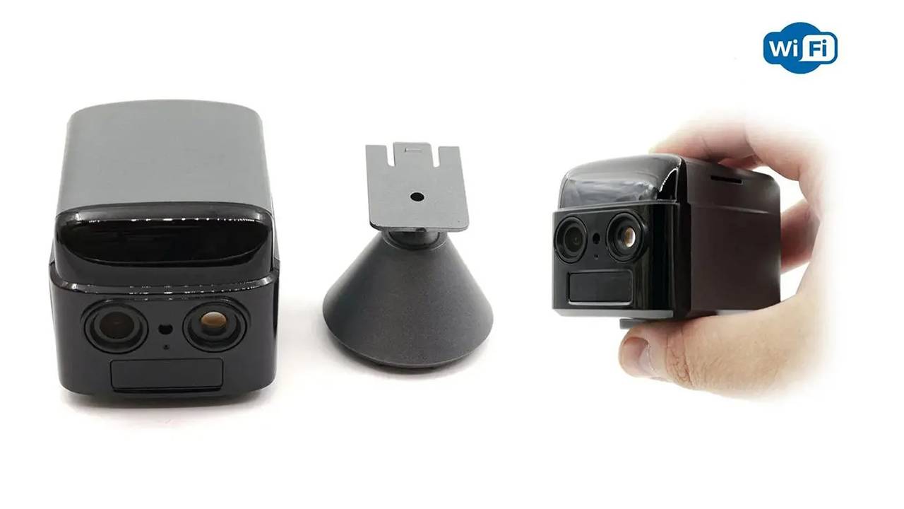 Компактная Wi-Fi камера с двумя камерами и датчиком движения (до 50 дней на аккумуляторе)