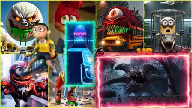 8 Монстров, выполняющих задание - Вращающееся колесо 31