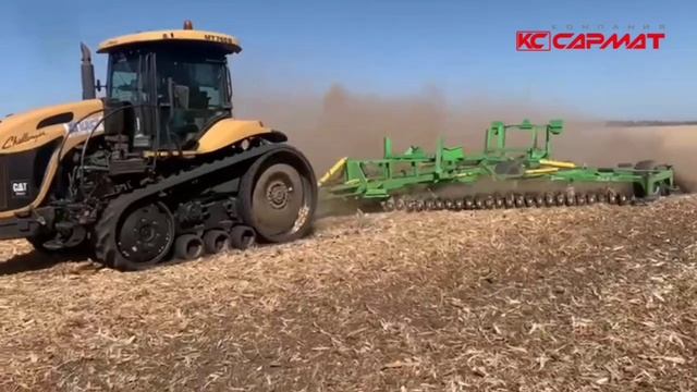 Три фона. Работа Бороны ЛАД-9С "САРМАТ"