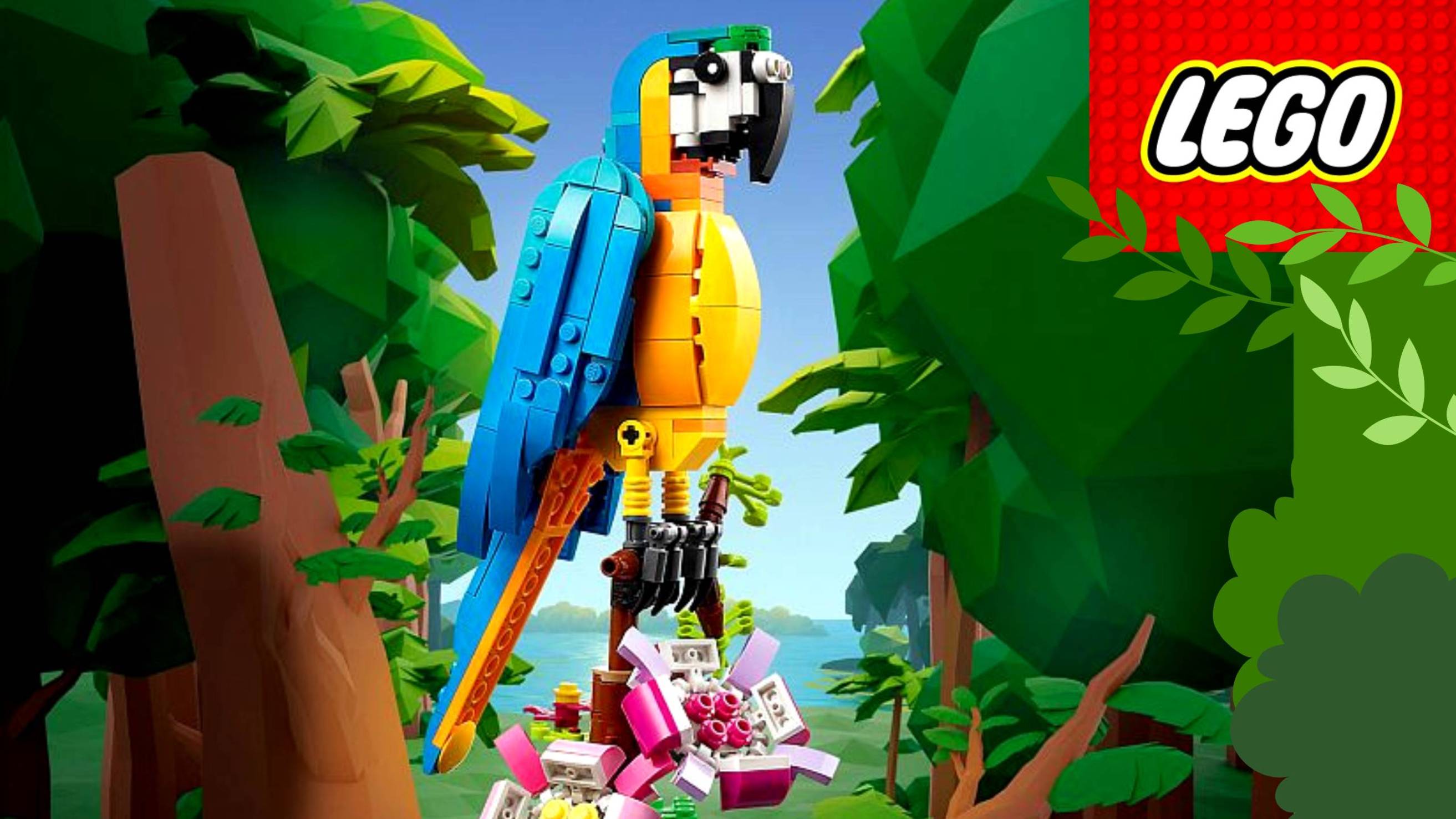 LEGO Creator 31136 Экзотический попугай Обзор набора лего 3 в 1