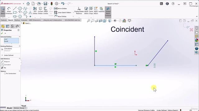 03-8 -Using relations to define our sketches, part 1 - lines and points