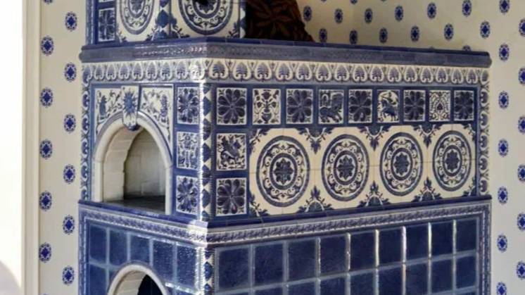 Изразцовая русская печь