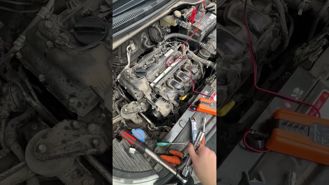 Solaris HS. 30 тысяч пробега. Замена свечей. #solaris #solarishs #заменасвечей