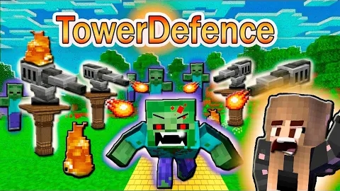 Защита башни В МАЙНКРАФТ ► TowerDefence: Breakthrough In Minecraft
