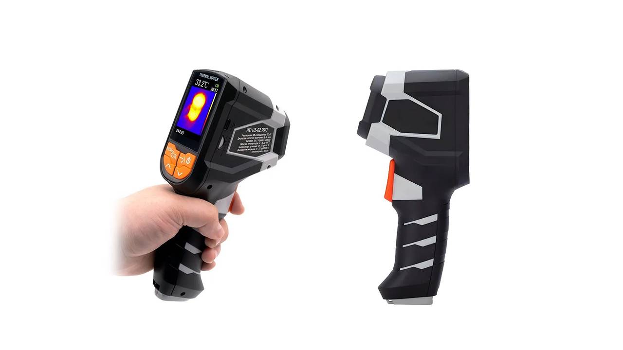Портативный тепловизор с записью фото для строителей и ремонта HTI HZ-02 Pro