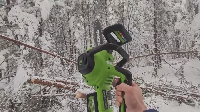 АКБ ПИЛА GreenWorks 24v __ ТЕСТ В РЕАЛЬНЫХ УСЛОВИЯХ