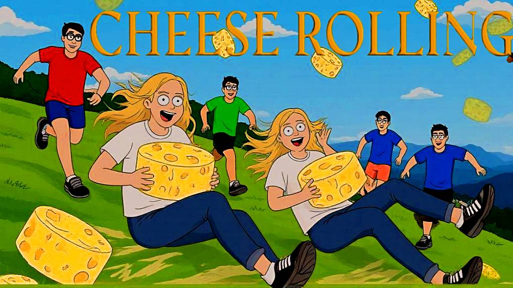 ➤ Бесплатная нелепая кооп  игра 🌕🌕🌕 |Cheese Rolling |