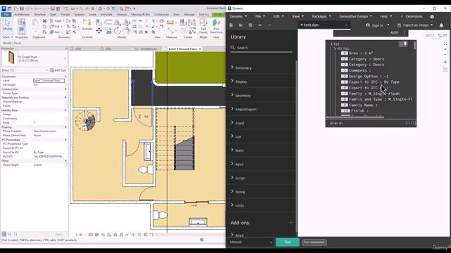 1.3 -Revit Data in Dynamo – Importing Elements and Reading Properties