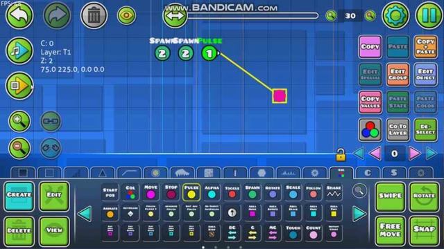 как в гд зациклить триггеры