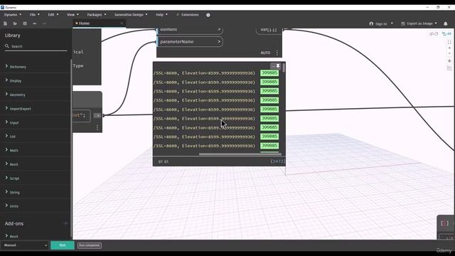 1.6 -Revit Levels in Dynamo – Extracting Name and Elevation Data