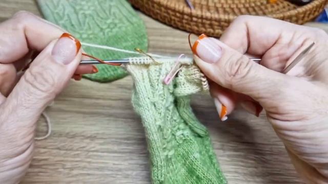 Распределение петель после формирования выреза.