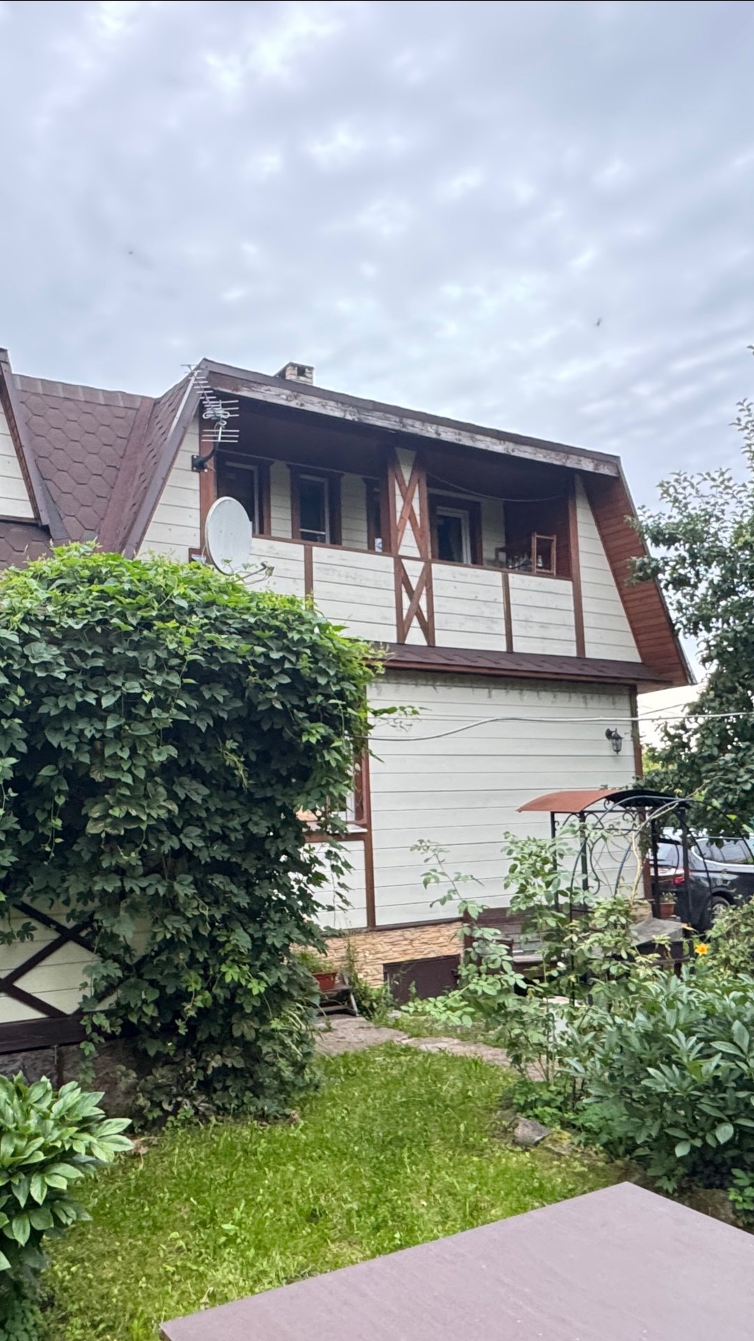 Дом с сауной и мастерской в СНТ "Спутник", 140 м² на участке 6 соток во Всеволожском р-не Лен обл.