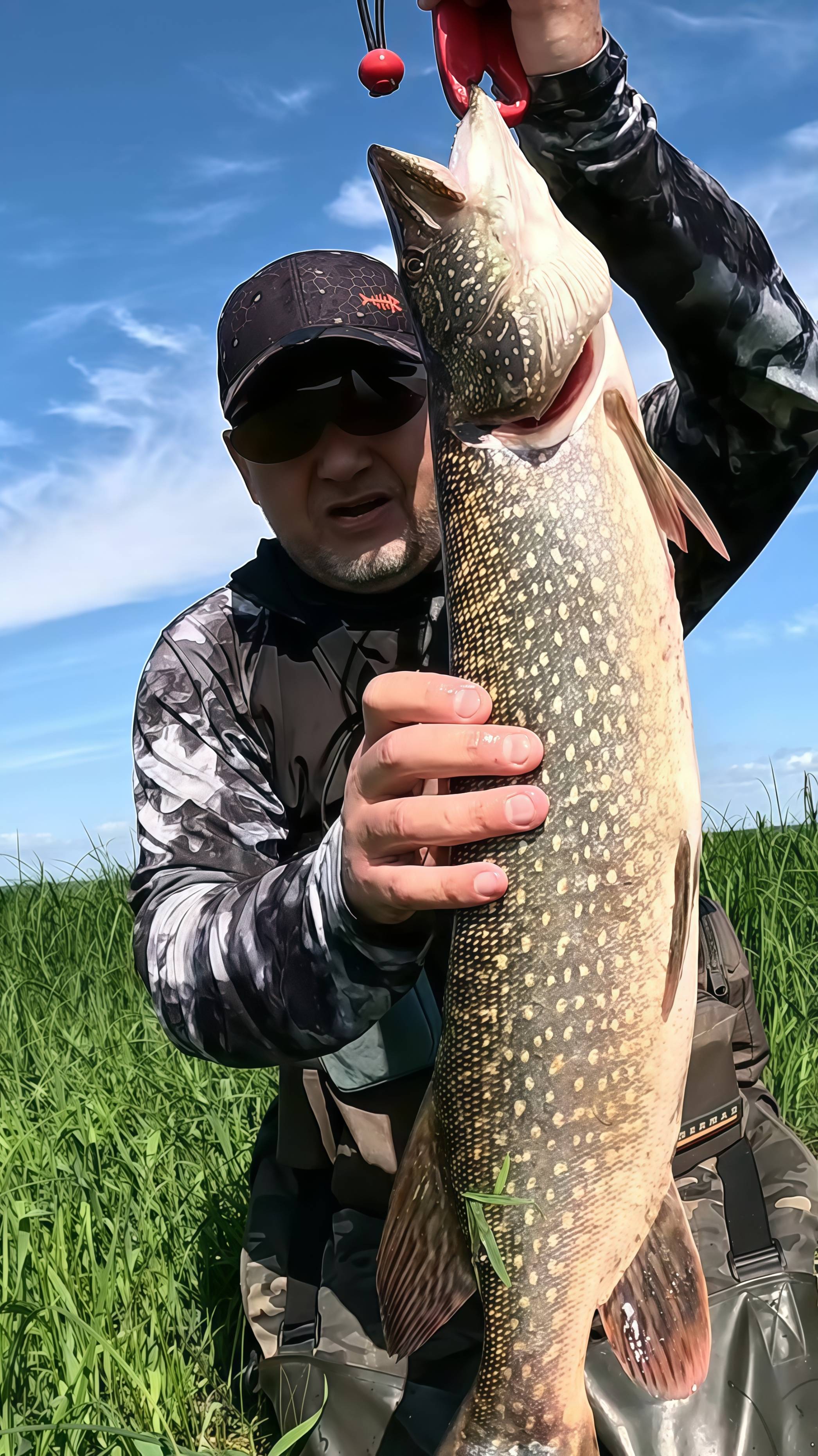 Поклёвка щуки!