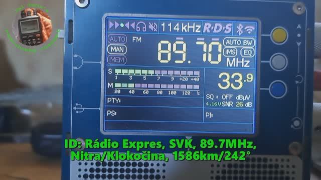 25.07.2025 15:14UTC, [Es], Rádio Expres, Словакия, 89.7МГц, 1586км, 500Ватт