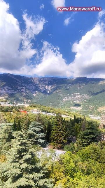 Крым, Ялта - облака над Ай-Петри