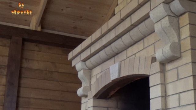 Комплекс , мангал + две печи под казан.