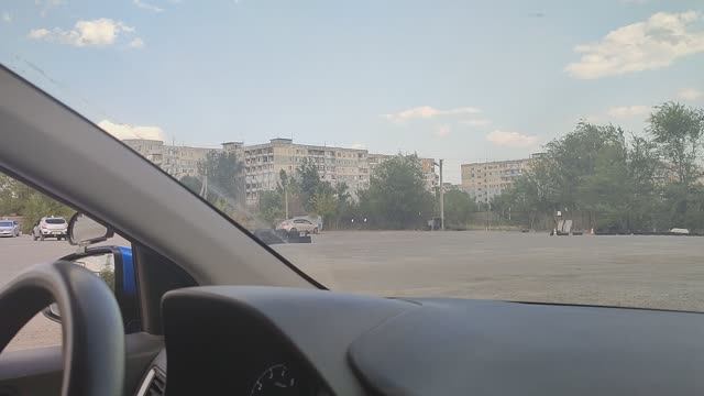 Занятие на автодроме. Учимся правильно трогаться и тормозить