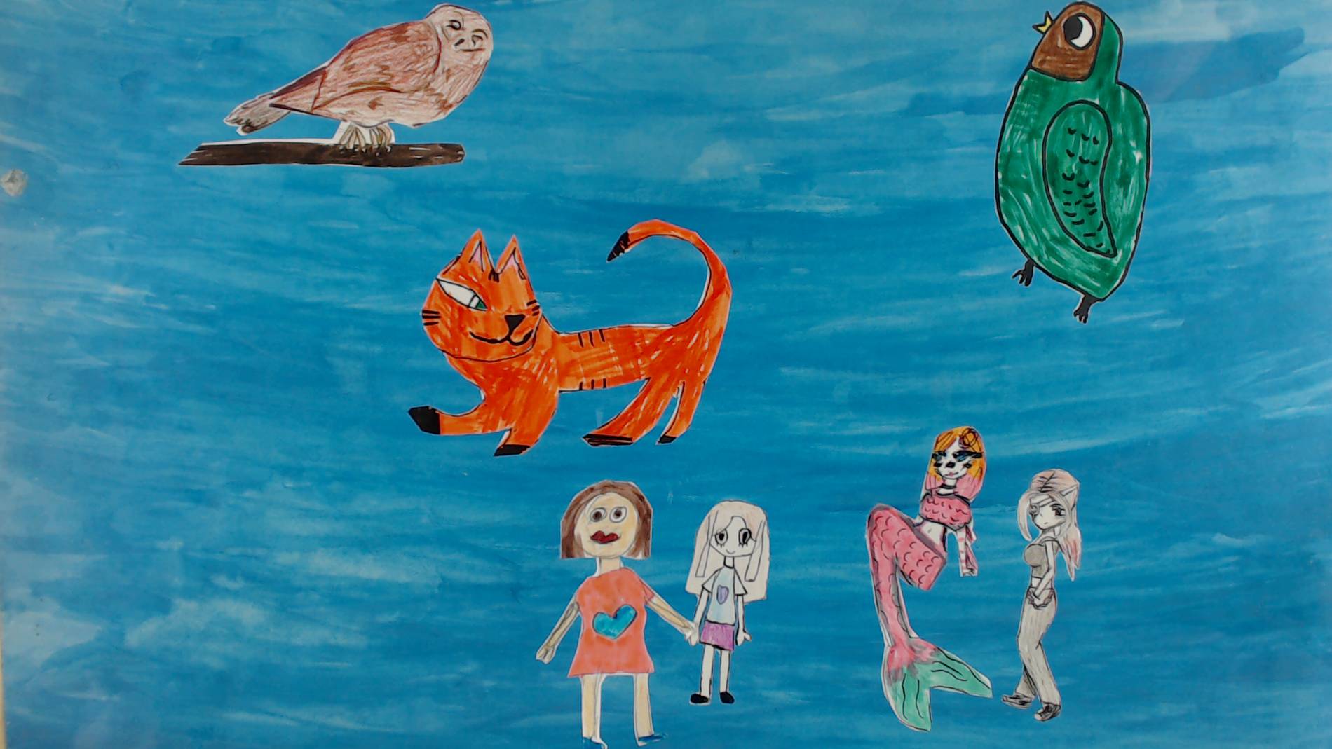 Встречи. Мультипликационный этюд.