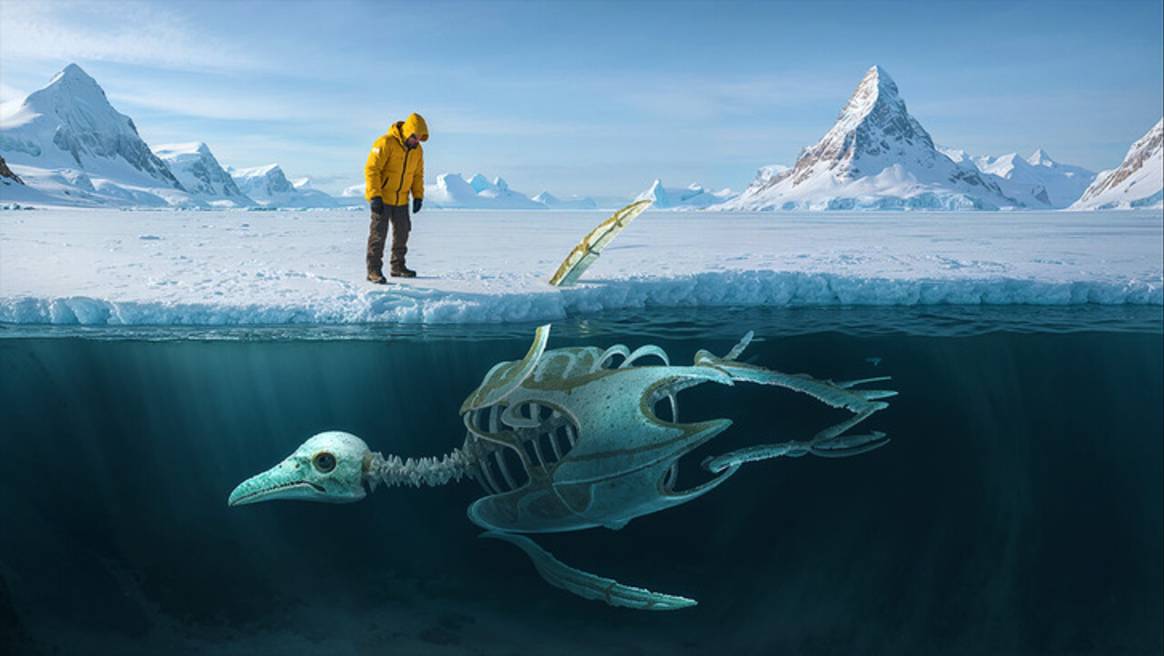 В Антарктиде нашли настоящего «Лох-Несского монстра» 🐉❄️😱