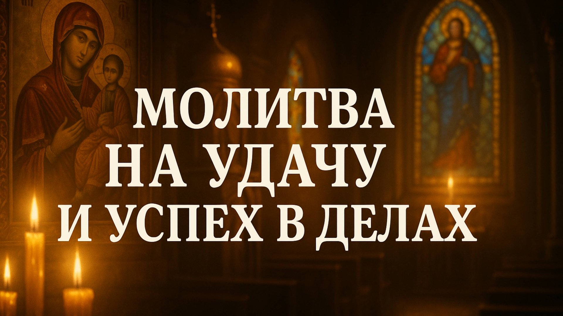 Молитва на удачу и успех в делах