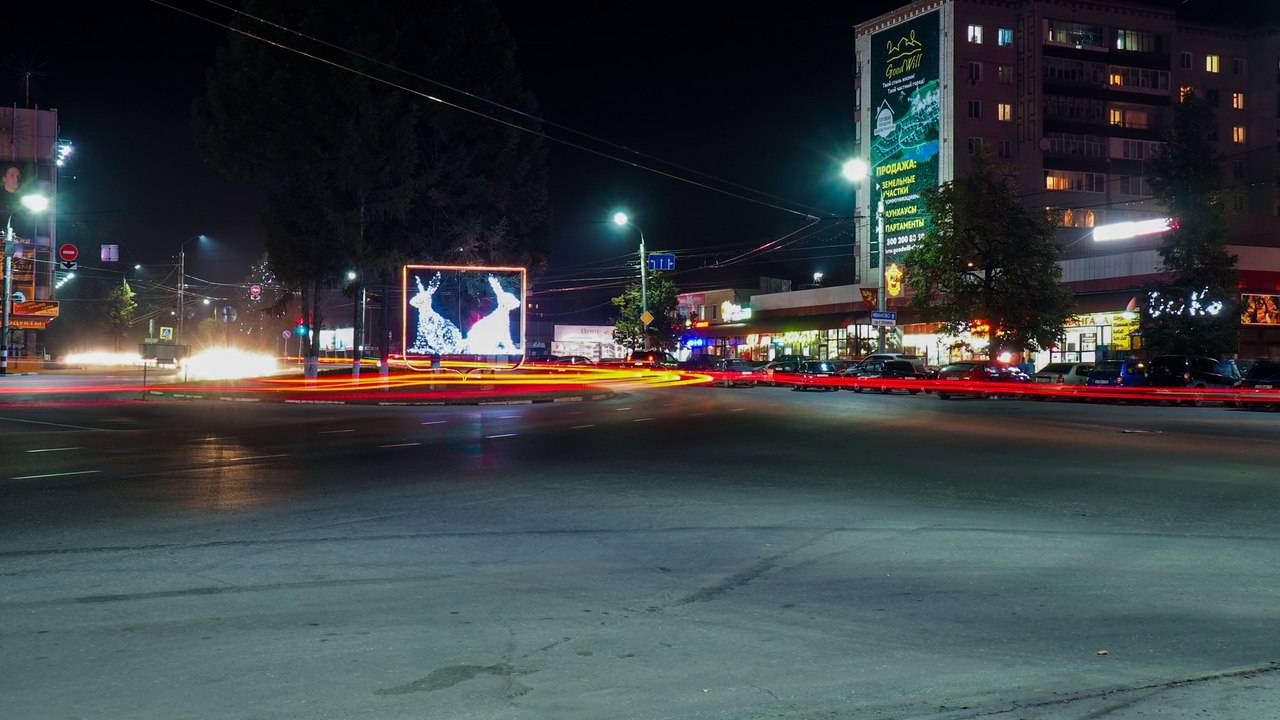 Город засыпает...